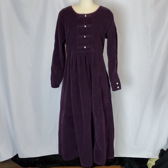 Fads | Dresses | Fads 2 Vtg Purple Long Sleeve Modest Dress | Poshmark